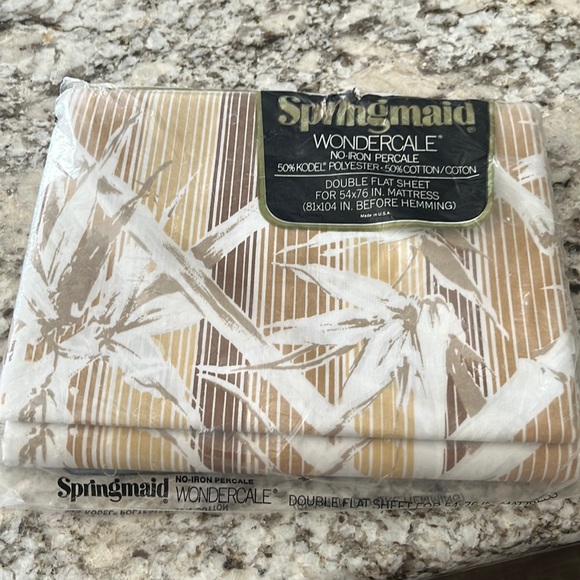 Springmaid | Bedding | Vintage Double Flat Sheet | Poshmark